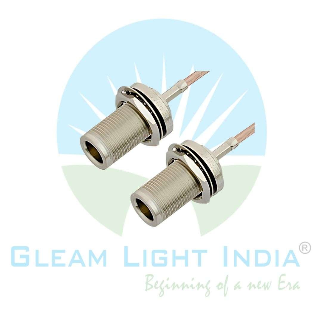 N Female Bulkhead Connectors For Rg 316 | Gleam Light India